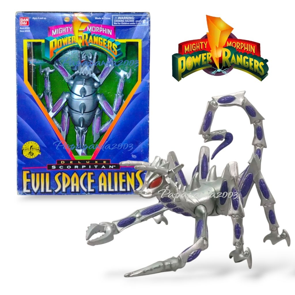 Power Rangers The Movie Deluxe Scorpitan 1995 from Bandai Monster MMPR ...