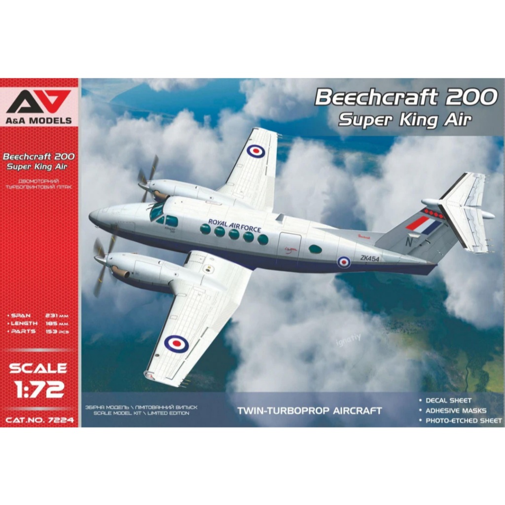 A&A Models 7224 1/72 Beechcraft 200 Super King Air | Shopee Malaysia