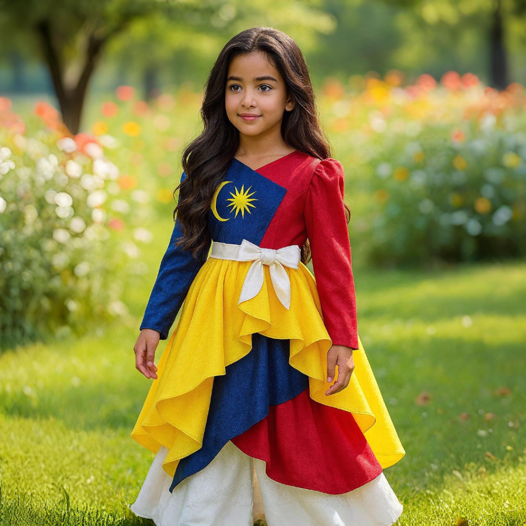 Baju Merdeka Perempuan Peplum Puteri Gemilang Design 2025 (FREE Lencana ...