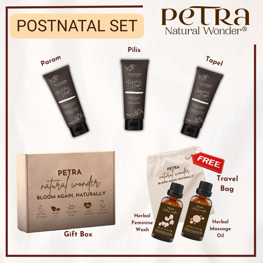 5in1 Set Param Pilis Tapel Losyen Ibu Berpantang Lotion Postnatal ...