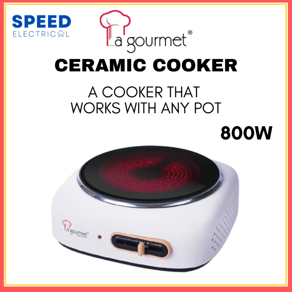 LA GOURMET CERAMIC COOKER 电子炉 MINI COOKER COMPACT COOKER CERAMIC STOVE ...