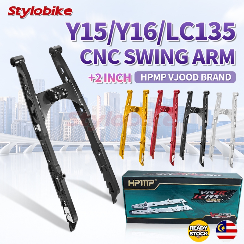 HPMP Swing Arm LC135 Y15ZR Y16ZR + 2 Inch Swing Arm CNC Alloy Panjang ...