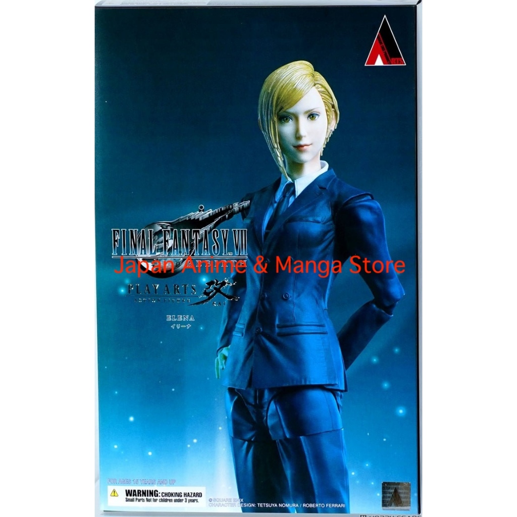 Final Fantasy VII Reverse PLAY ARTS Kai Elena Action Figure Japan FF7 ...