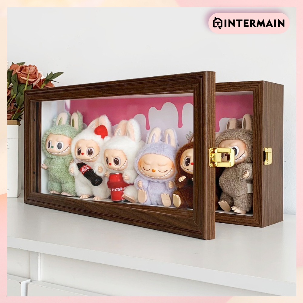 Labubu Shadow Box Frame Acrylic Display Storage Box Shadow Boxes ...