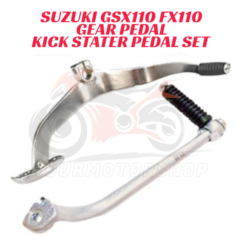 Suzuki GSX110 GSX 110 FX110 FX 110 Kick Starter Pedal Gear Pedal Set ...