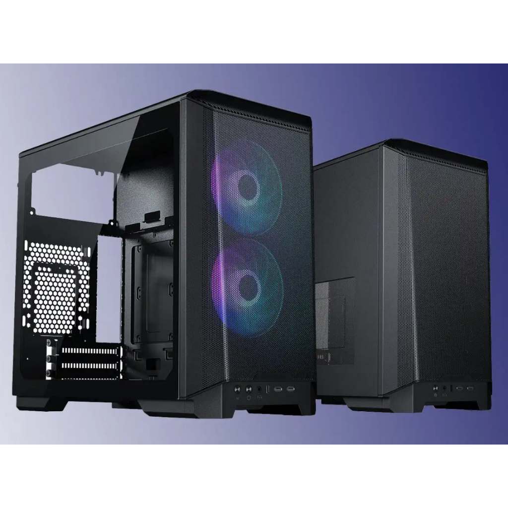 PHANTEKS P200A - High Airflow mini-ITX PC Case / Tempered Glass, DRGB/ Closed Window | Shopee ...