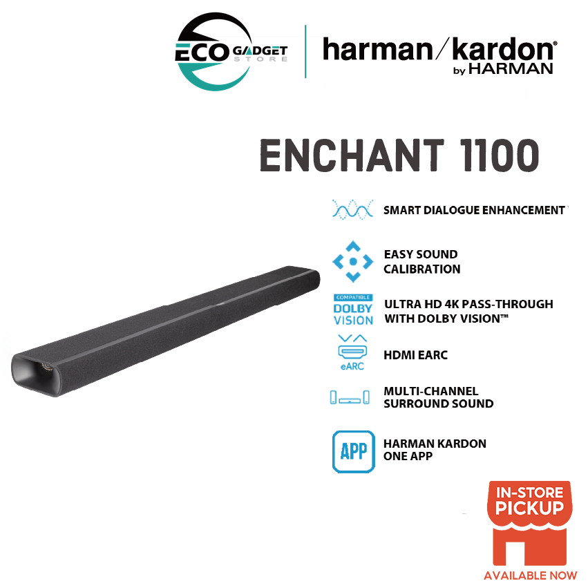Harman Kardon Enchant 1100 All-in-one soundbar with compelling | Shopee ...