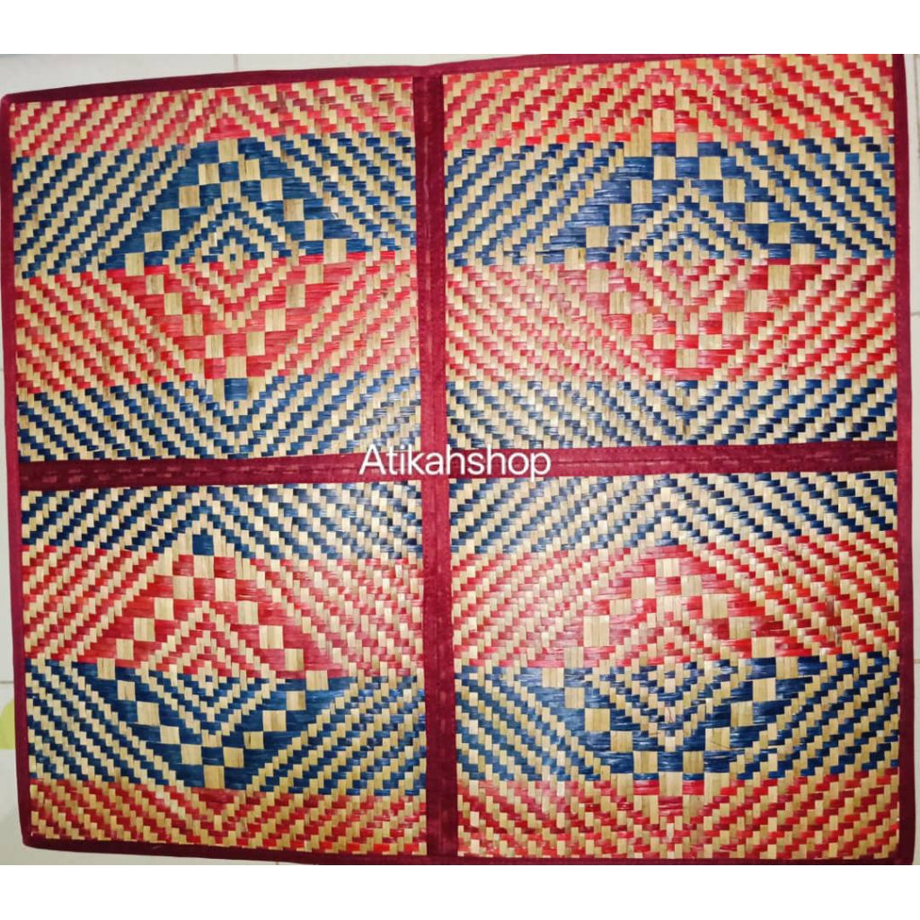 🔥New ITem🔥Tikar Mengkuang Alas meja🔥Bulat/Petak🔥Tak lapuk ditelan zaman ...
