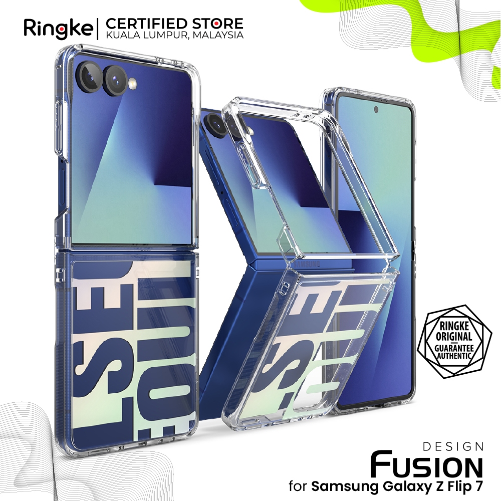 RINGKE® FUSION DESIGN Holographic Samsung Galaxy Z Flip 7 Seoul Design ...