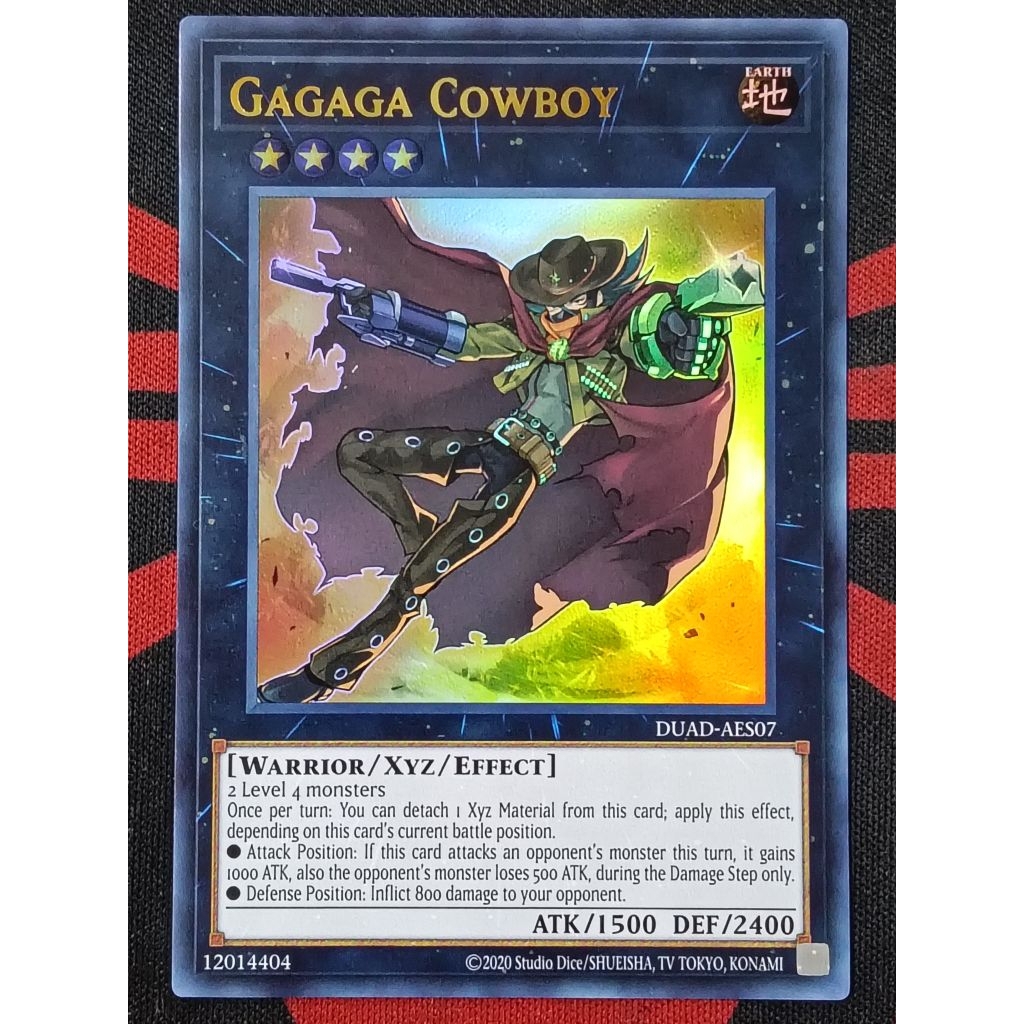 YUGIOH KONAMI DUAD-AES07 Gagaga Cowboy (UR) | Shopee Malaysia