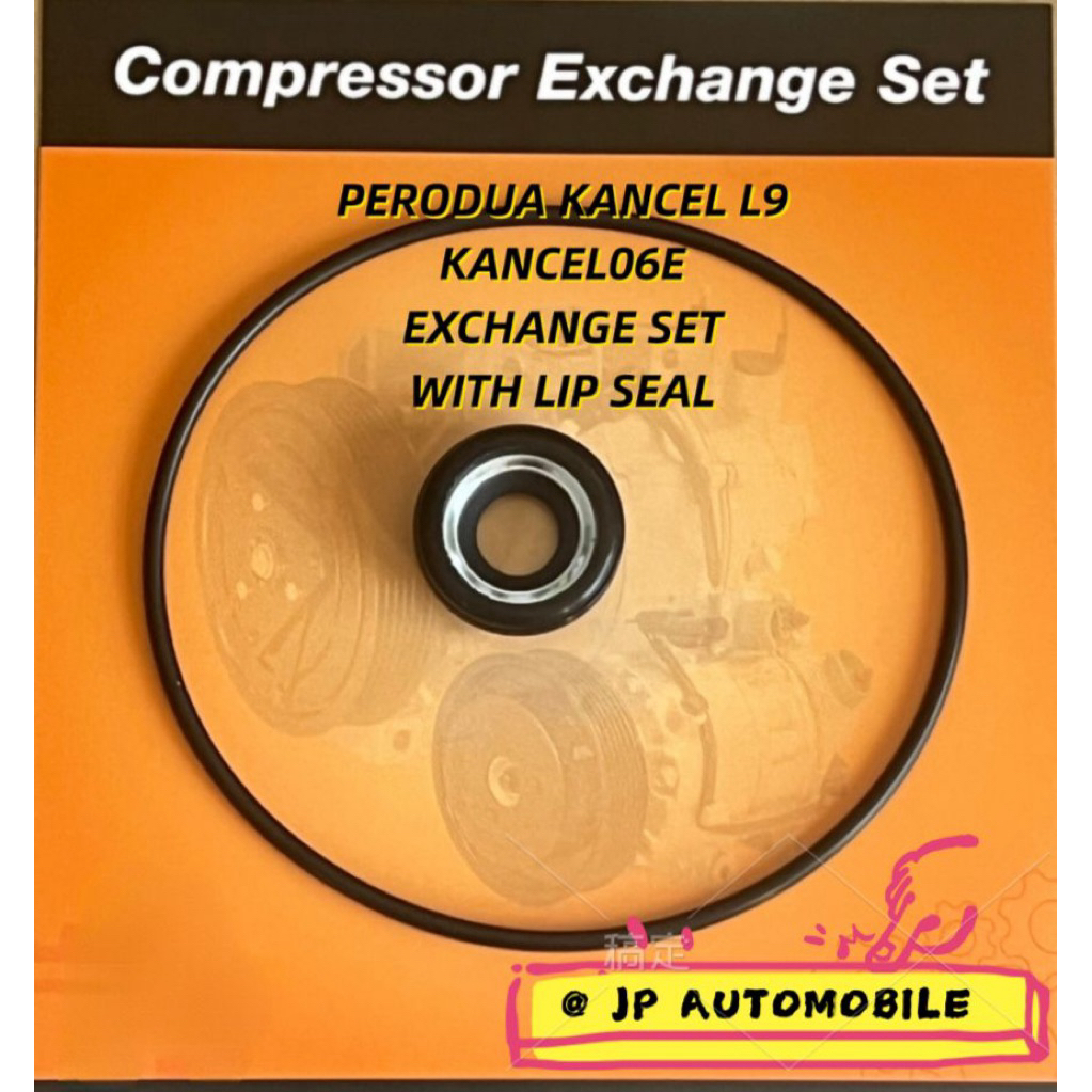 PERODUA KANCIL L9 / KANCIL 06E AIRCOND COMPRESSOR O-RING KIT LIP SEAL ...