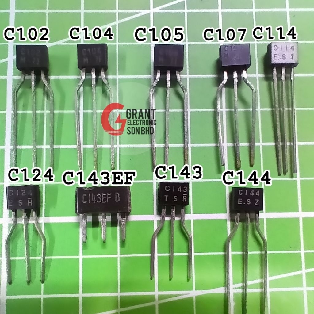 C102 C104 C105 C107 C114 C124 C143EF C143 C144 Transistor | Shopee Malaysia