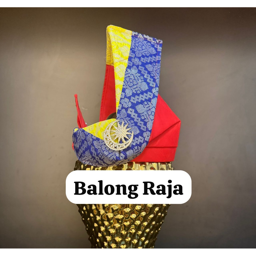Ready Stock Tanjak Merdka 3 tone half songket (corak random) | Shopee ...