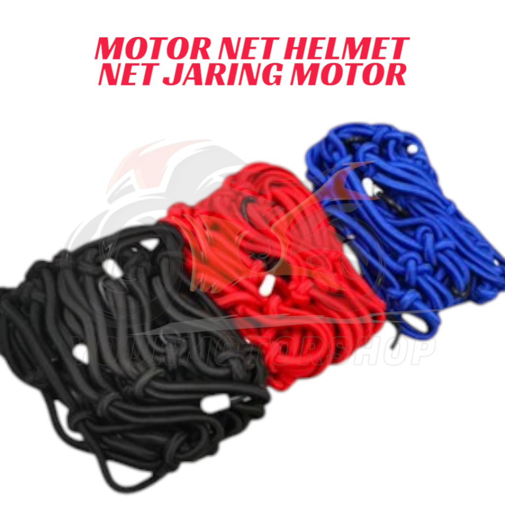 Motorcycle Net Helmet Net jaring Motor Jaring Helmet | Shopee Malaysia
