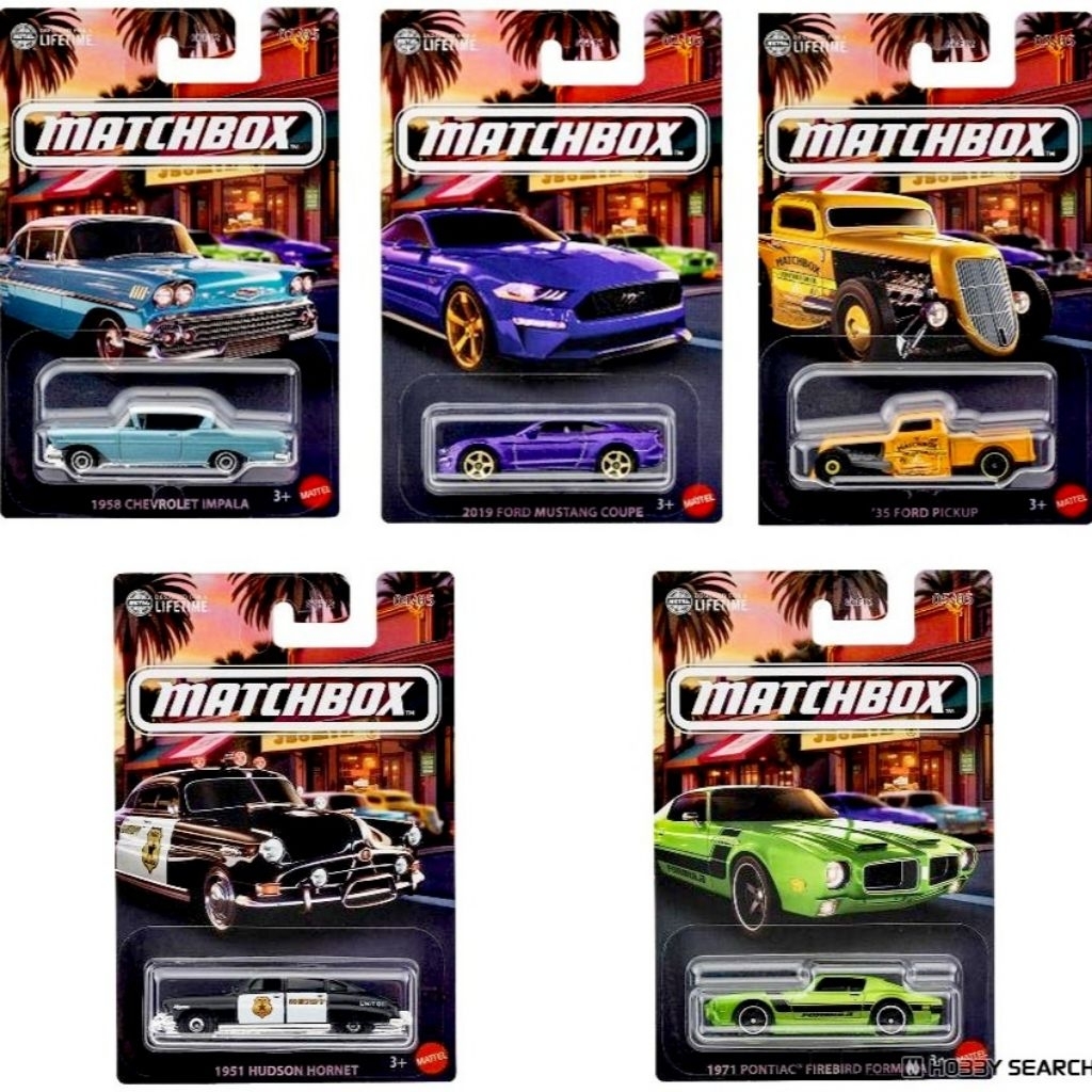 MATCHBOX 2025 LOCAL CRUISERS 2019 Ford Mustang Coupe + 1971 Pontiac ...