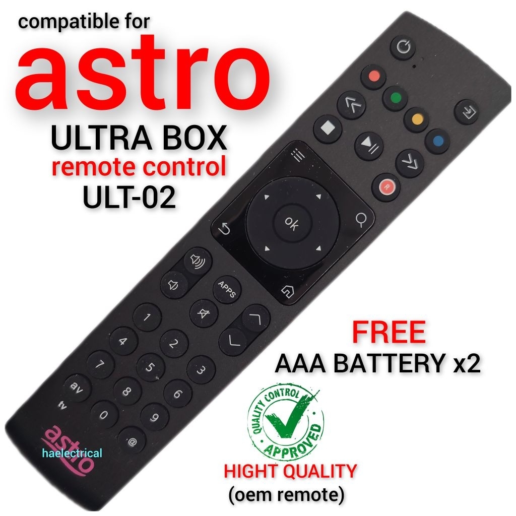 Astro ultra box remote control ULT02 | Shopee Malaysia