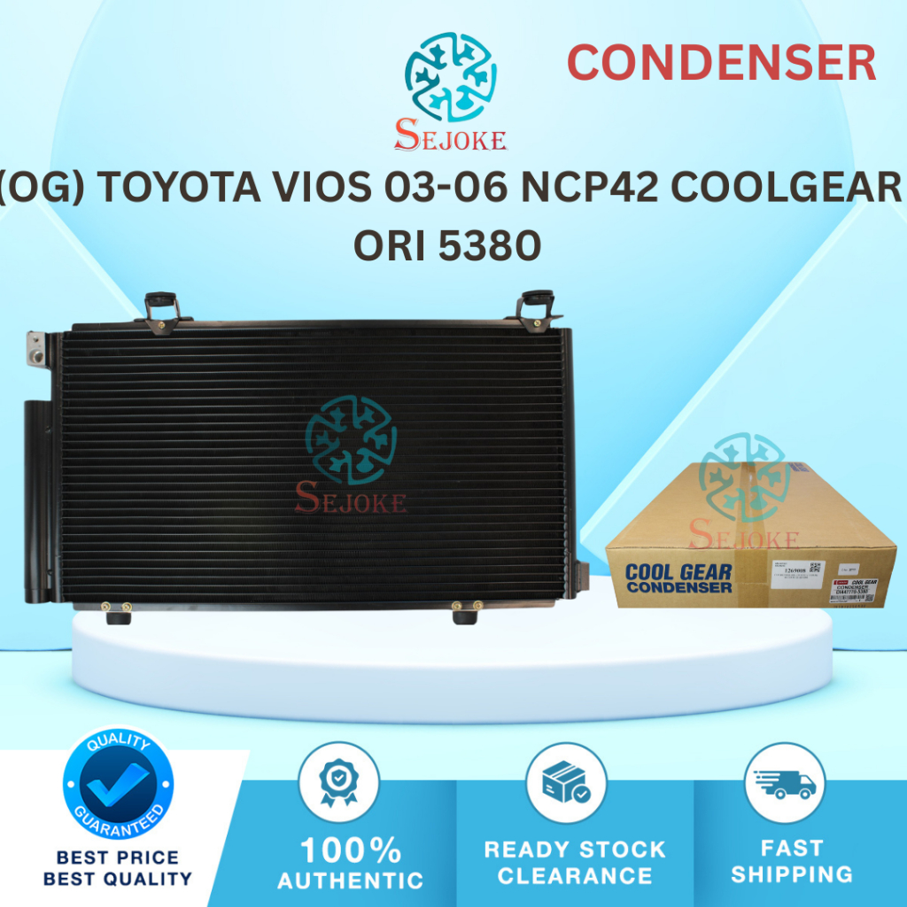 📣ORIGINAL📣 5380 TOYOTA VIOS 2002-2006 NCP42 COOL GEAR DENSO AIRCOND ...