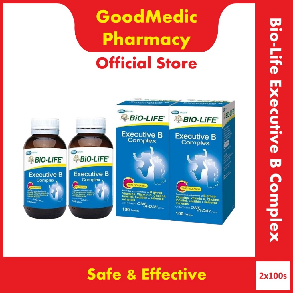 Bio-Life Executive B Complex Tablet (2x100s) | Shopee Malaysia