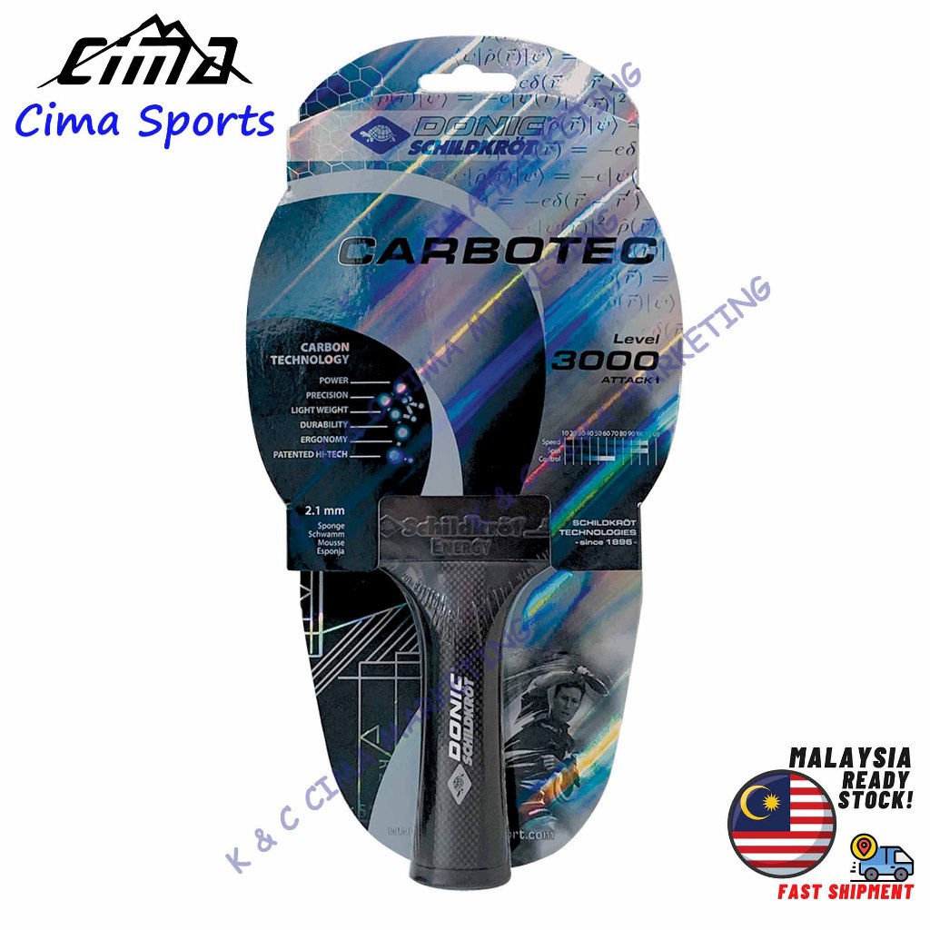 Donic-Schildkrot table tennis bat CarboTec 3000 | Shopee Malaysia