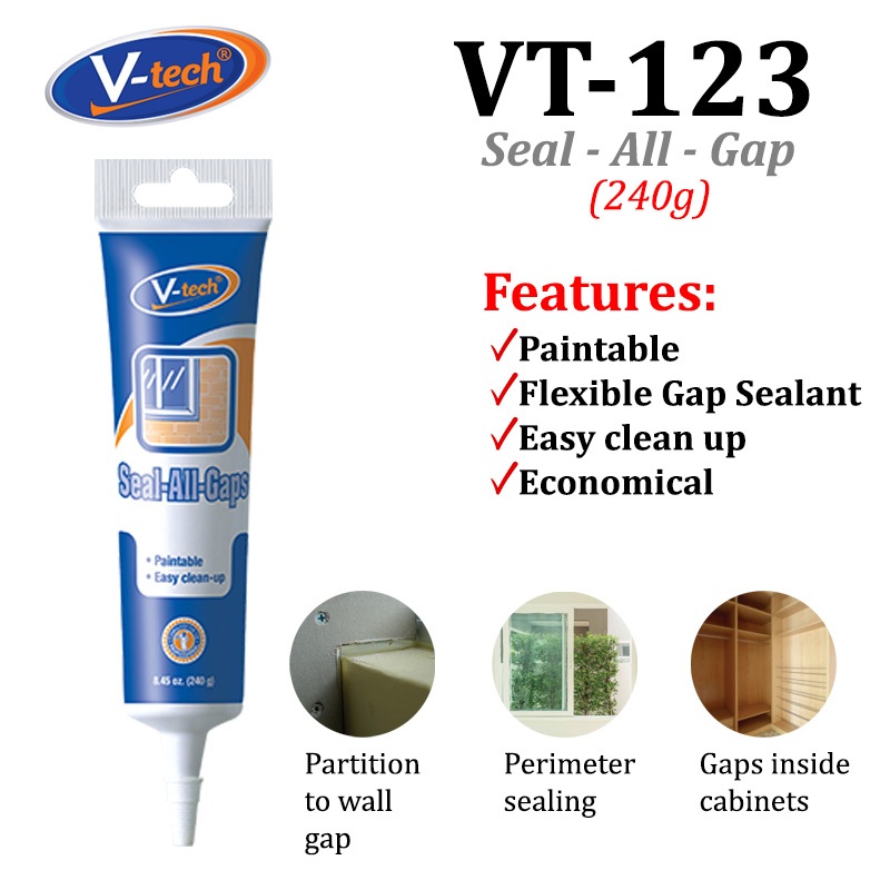 YY DiY V-TECH VT-123 240g Seal All Gaps | Shopee Malaysia