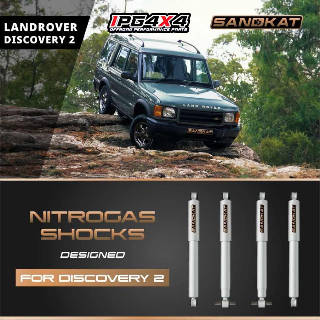 SANDKAT Land Rover Discovery 2 Nitro Gas Shock Absorber Front Rear Set ...
