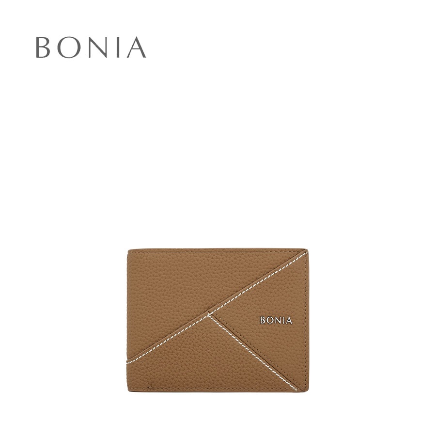 Bonia Dark Brown Attraente Bifold Short Wallet | Dompet Dua Lipatan ...