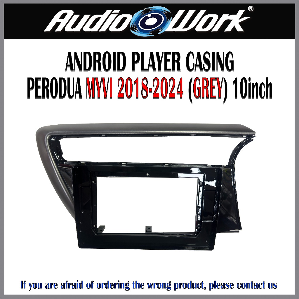 Perodua MYVI GEN3 2018-2024 10inci (Grey) Untuk Android Player Casing ...
