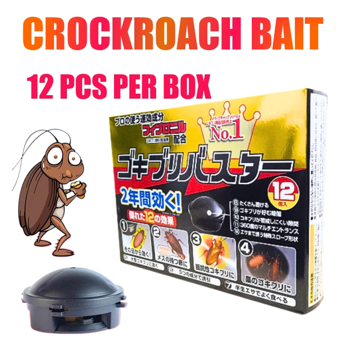 Killer Power Trap Cockroach Killing Bait Non-Toxic Cockroach Catch Ubat ...