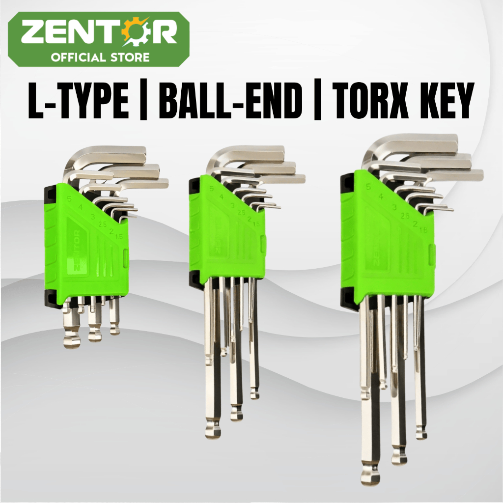 ZENTOR 9pcs Heavy Duty Allen Key Set | Hex, Ball End & Torx Keys – Premium Hand Tools | Shopee ...