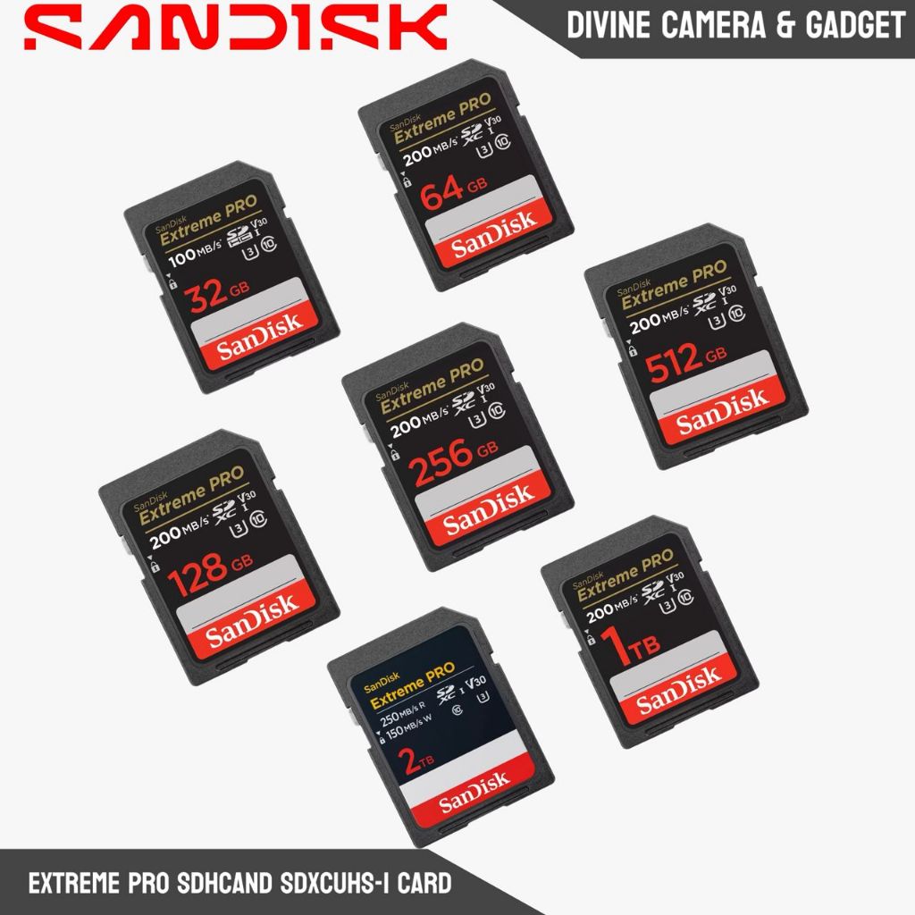 SanDisk Extreme PRO SDHC™ And SDXC™ UHS-I Card 32GB-2TB | Shopee Malaysia