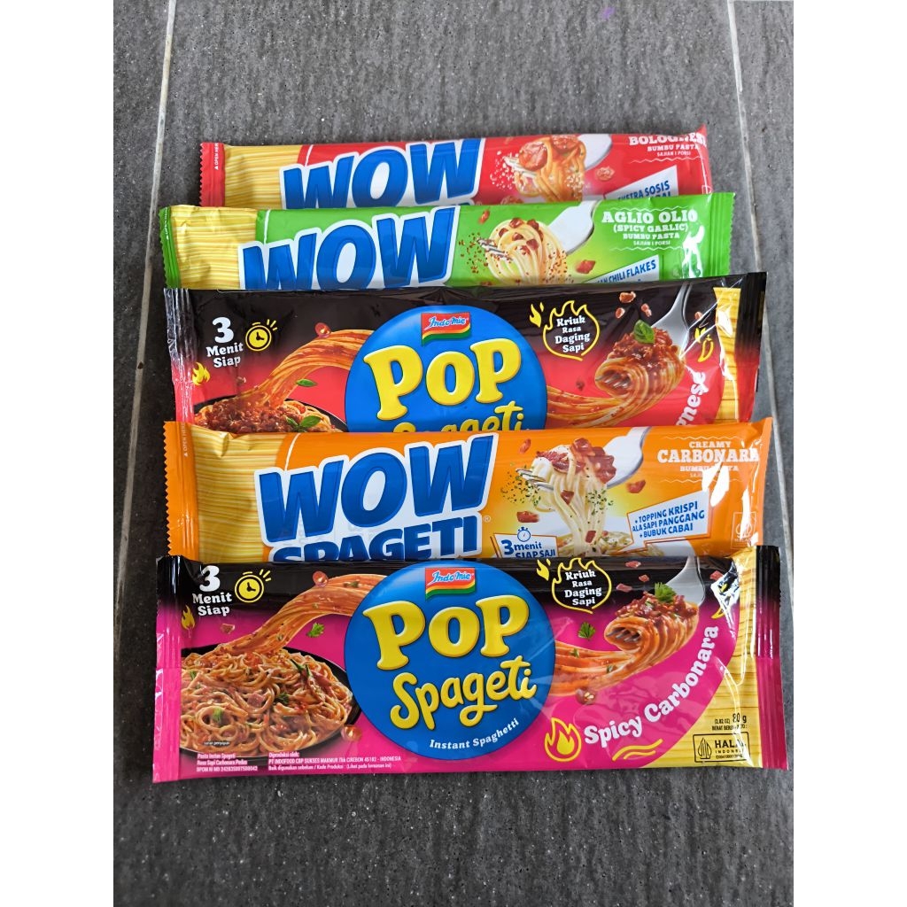 1 PCS WOW SPAGHETTI HALAL INSTANT 88GRAM | Shopee Malaysia