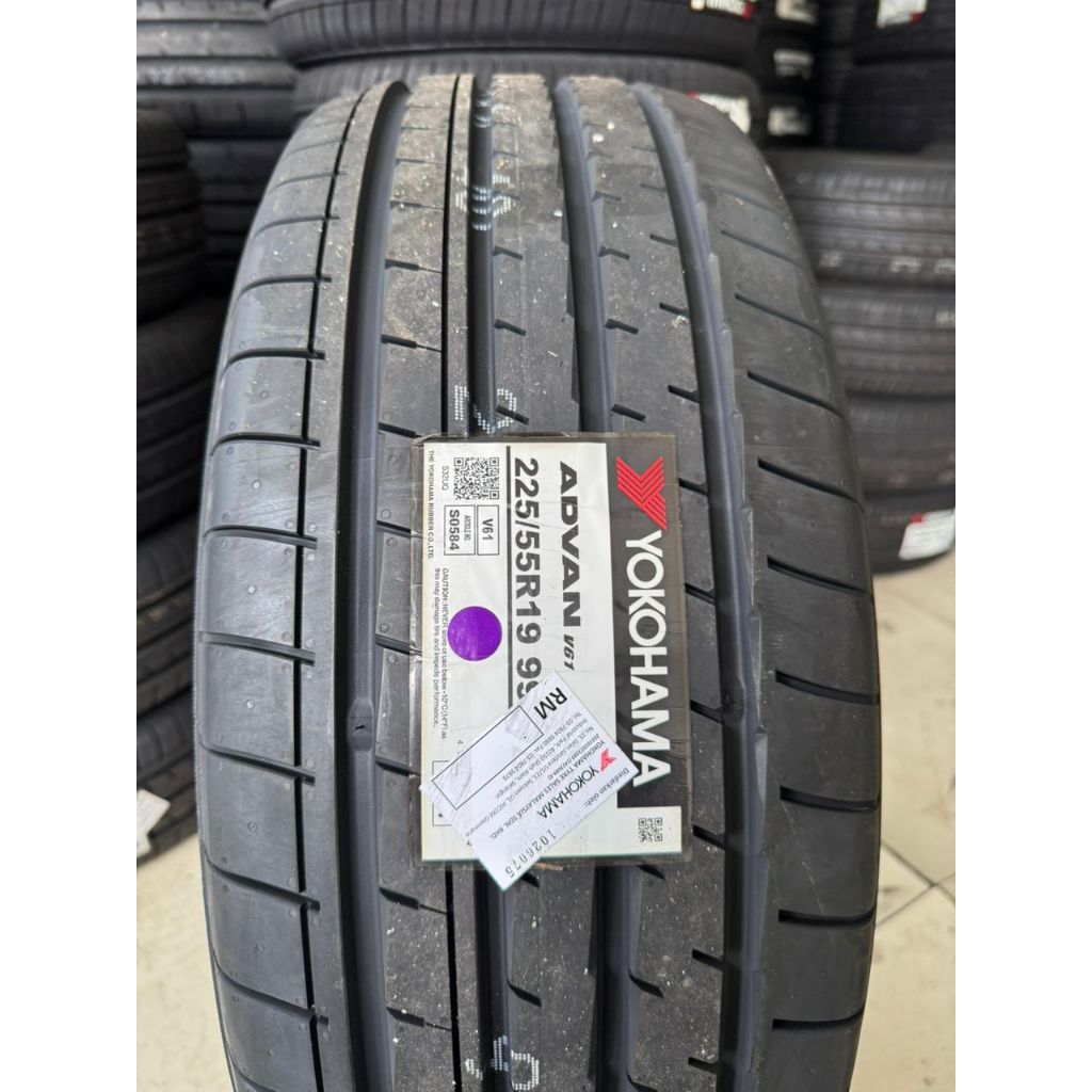 🆕Tayar Tyre Tire 225/55R19 , 225 55 19 [ YOKOHAMA ADVAN V61 ] 2025 ...