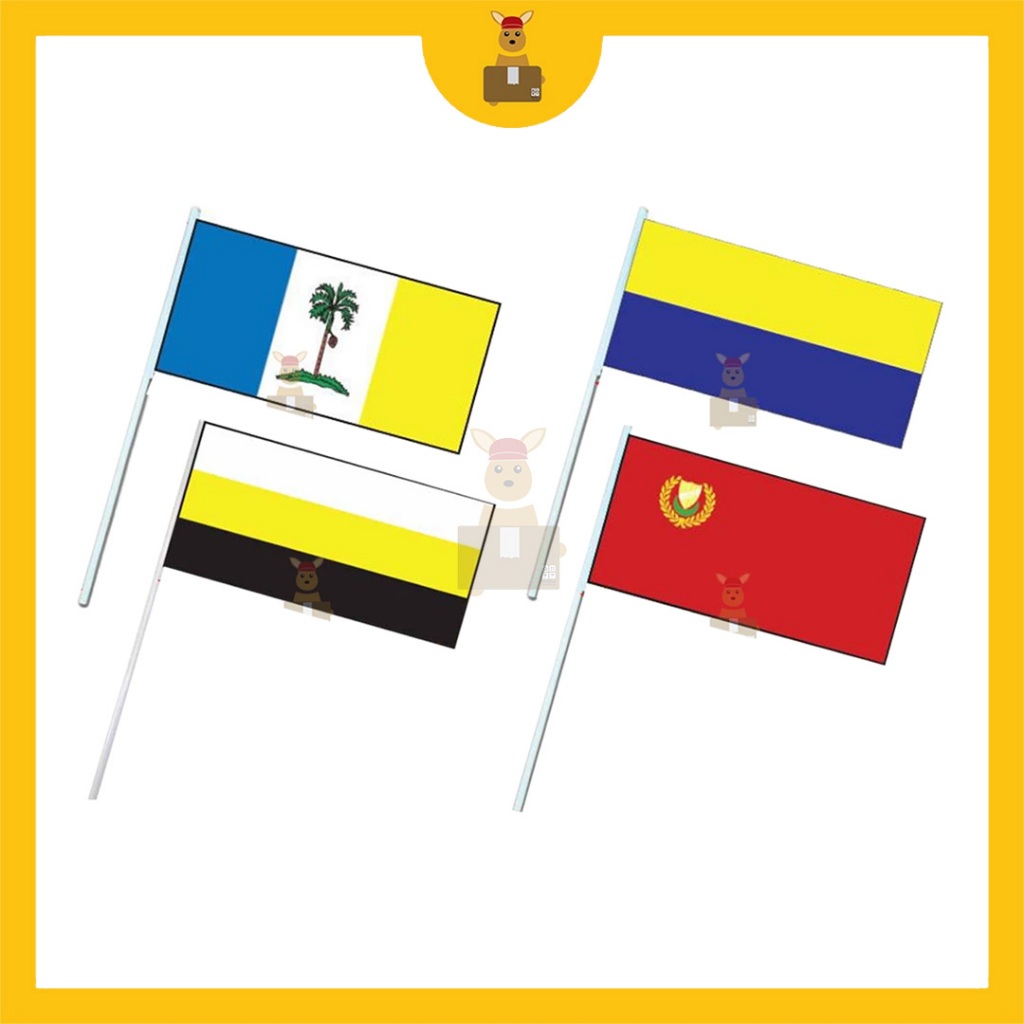 Malaysia State Hand Flag State Flag Bendera Negeri Tangan Malaysia ...