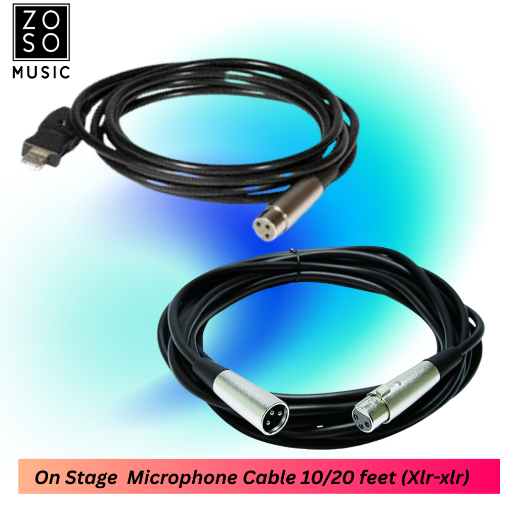 On Stage Mc12-20 Microphone Cable (Xlr-xlr) | Shopee Malaysia