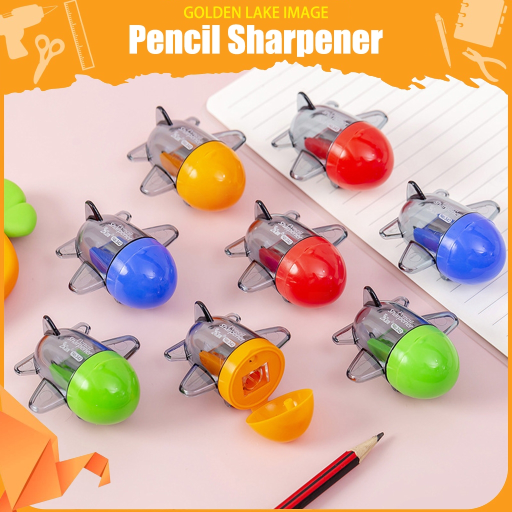 Mini Aeroplane Sharpener, Pengasah Pensil Toys Cute Stationery Alat Tulis Student School Kids ...