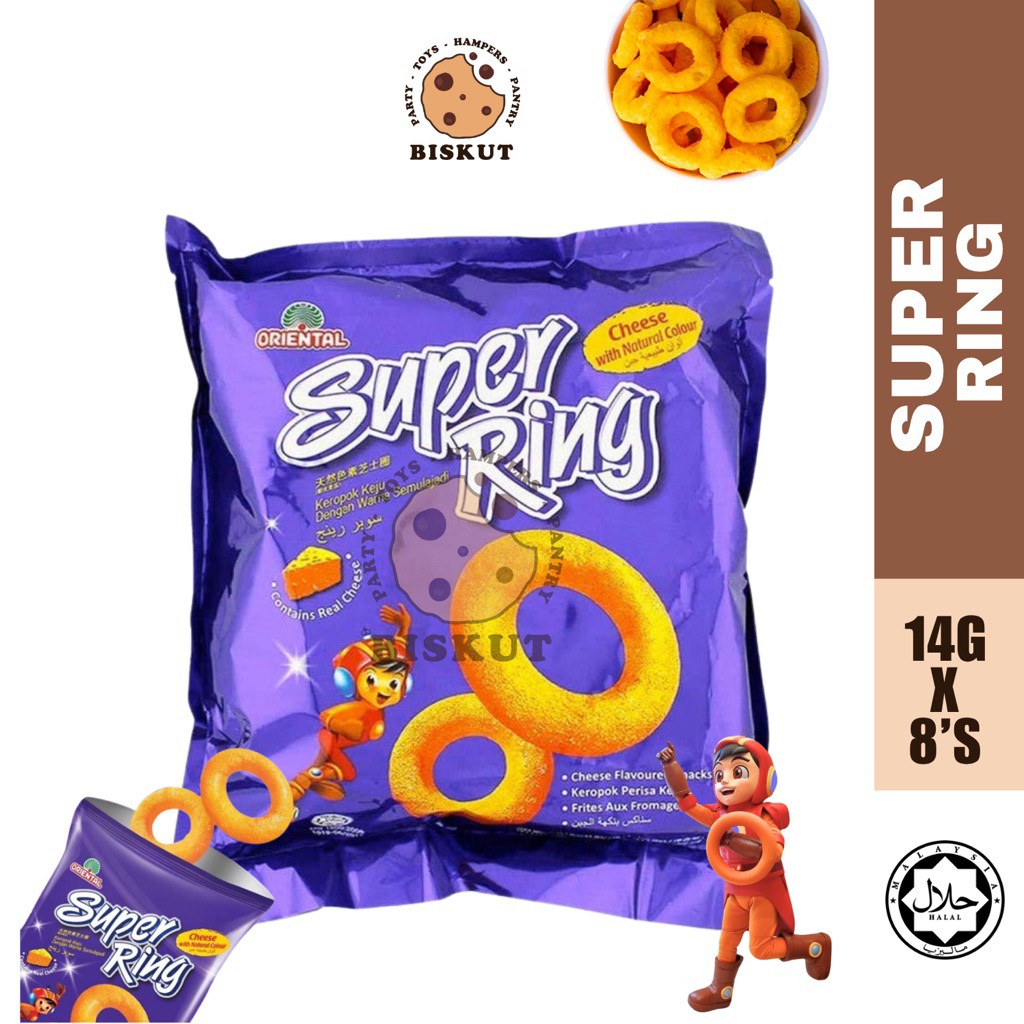 Oriental Super Ring Snack | 60g x 10 Pack | 15g x 30 Pack | 14g x 8 Fun ...