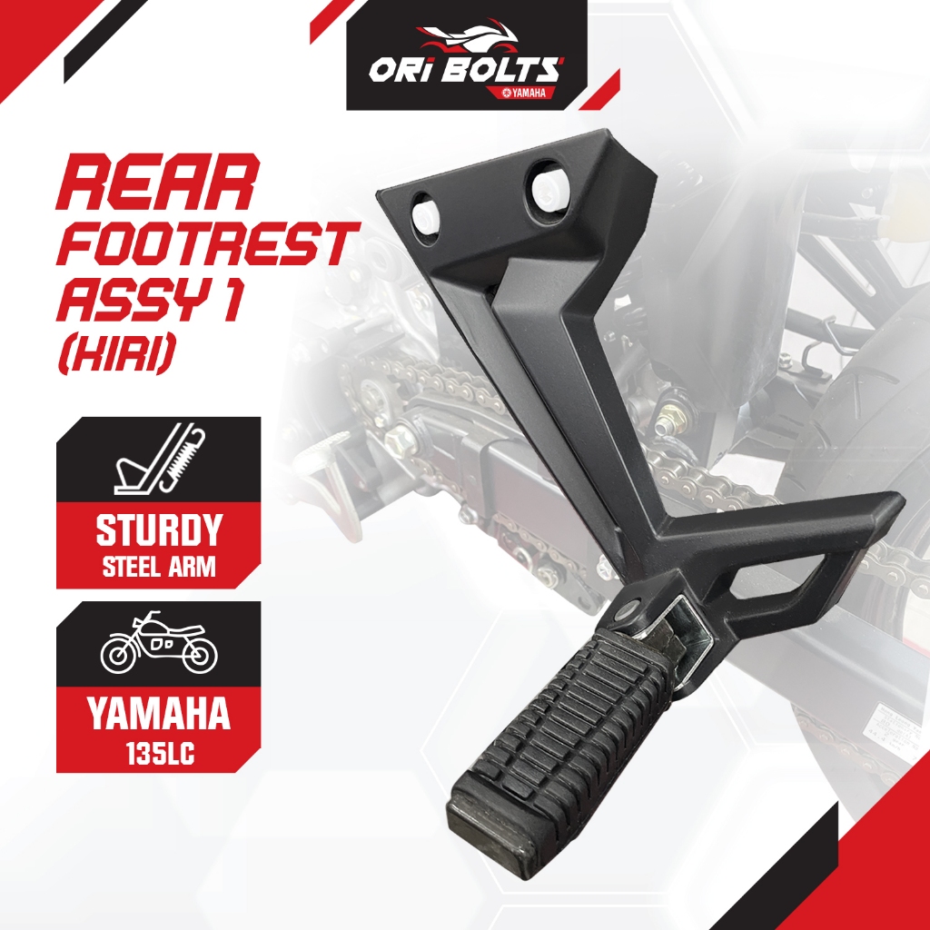 Yamaha Original 135LC V2 V3 V4 V5 V6 V7 Footrest Bar Papan Pemijak ...