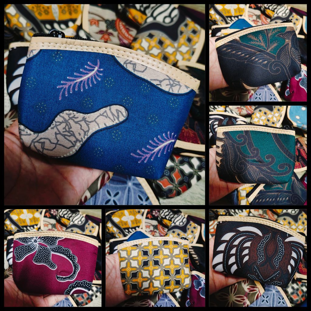 Dompet mini corak batik doorgift cenderahati ringkas dompet tebal ...
