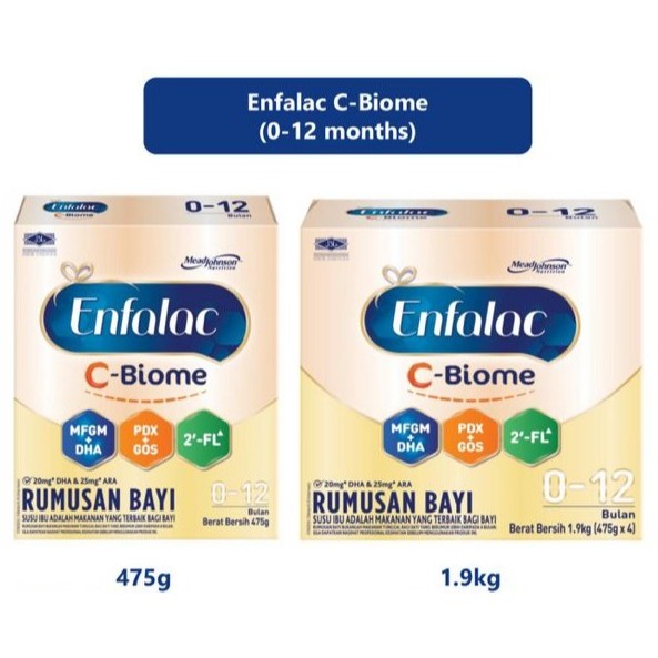 Enfalac C-Biome 475g / 1.9kg | Shopee Malaysia
