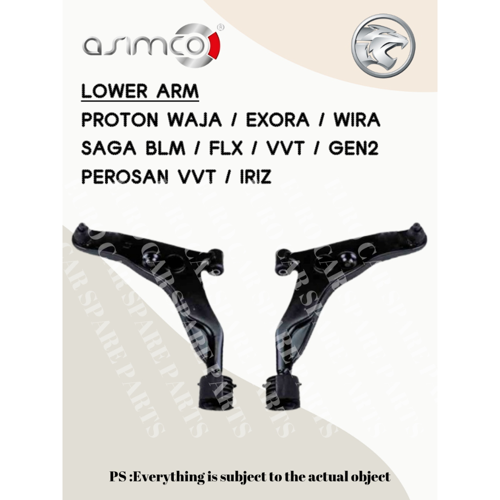 LOWER ARM (PROTON EXORA / GEN2 / PERSONA / WAJA / WIRA / SAGA / BLM ...