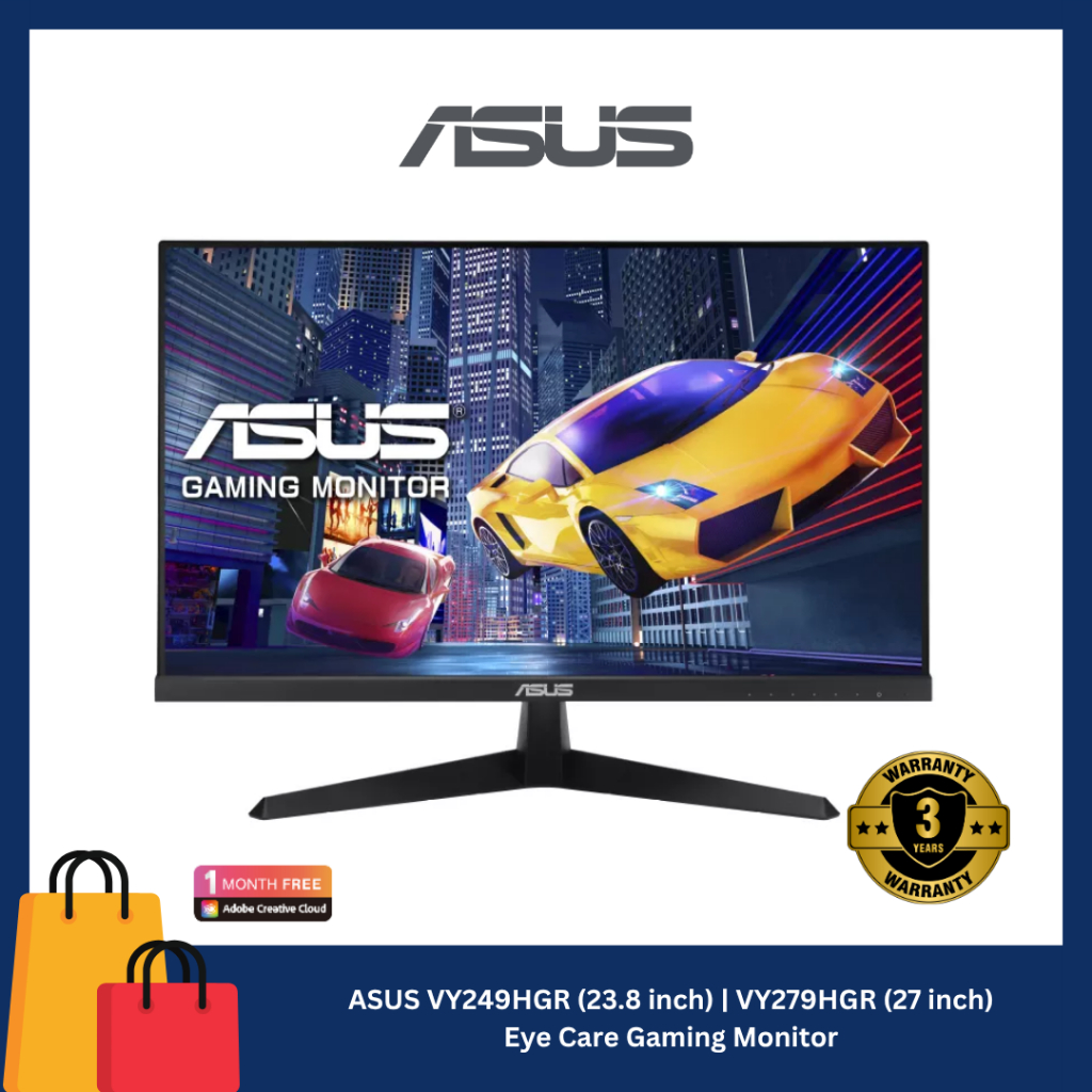 ASUS VY249HGR (23.8 inch) | VY279HGR (27 inch) Eye Care Gaming Monitor ...