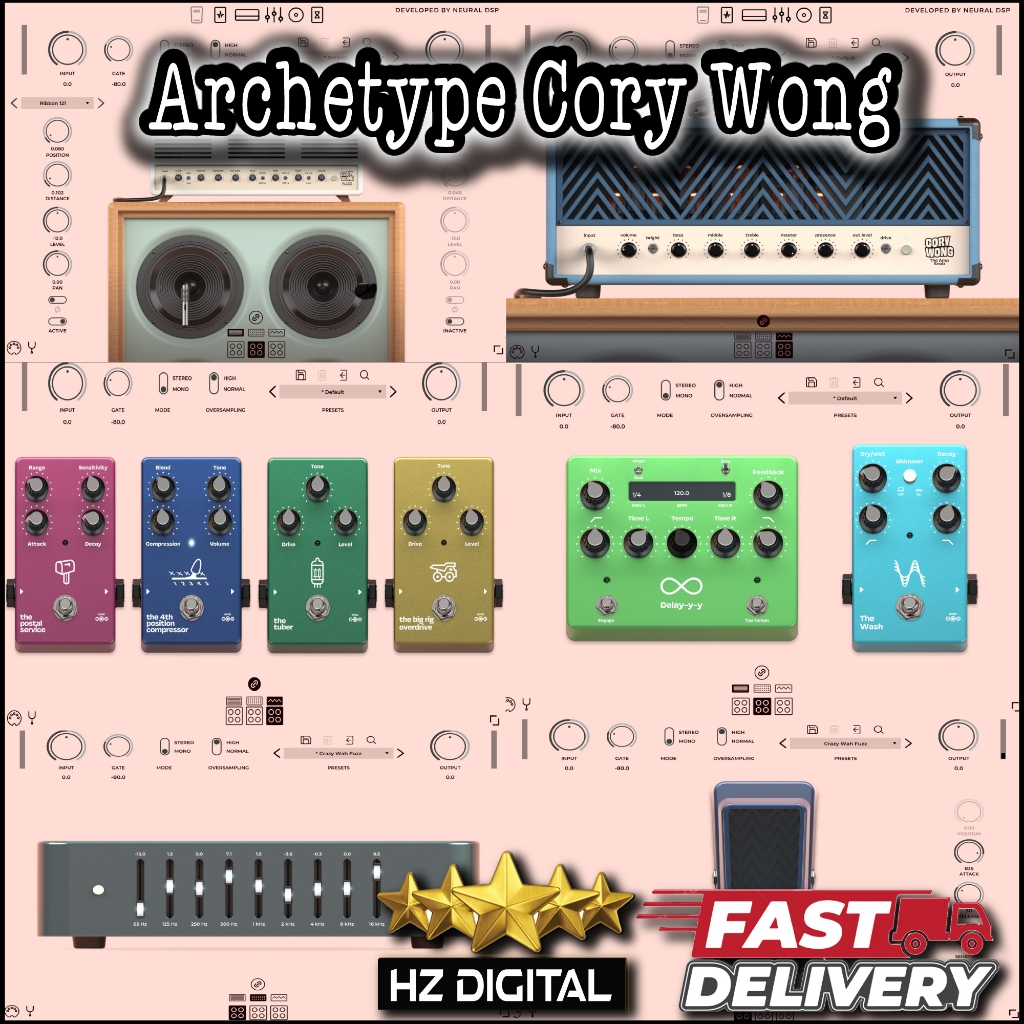 Neural Archetype CORY WONG Guitar Effect Processing VST AAX Plugin For ...