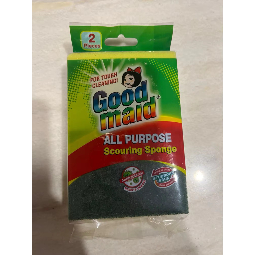 GOOD MAID ALL PURPOSE SCOURING SPONGE 2'S | Shopee Malaysia