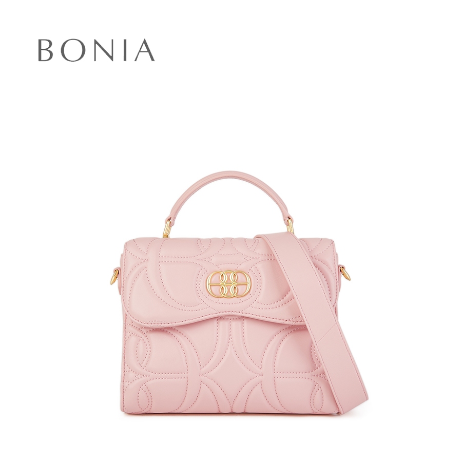 Bonia Blush Pink Naiara Small Satchel Bag | Beg satchel | Shopee Malaysia