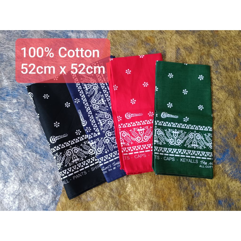 Scarf key/headband/kain key/key headband/kain sapu tangan/100% cotton ...