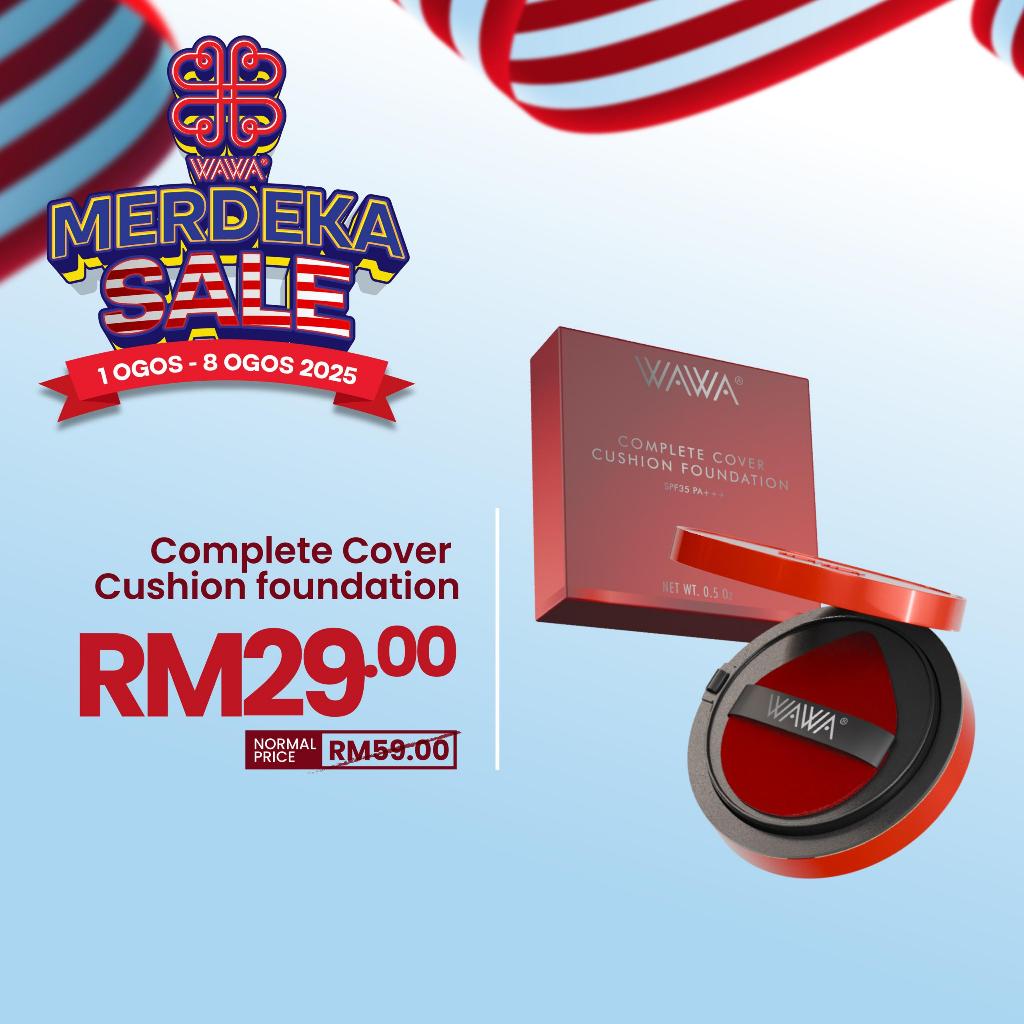 WAWA Complete Cover Cushion Foundation (EE Cushion) | Shopee Malaysia
