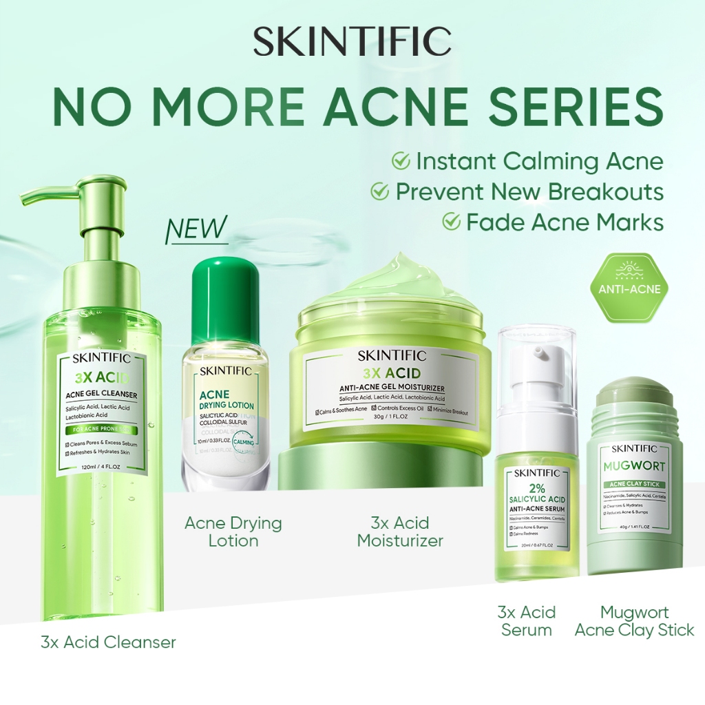 【Acne】SKINTIFIC Salicylic Acid Acne Treatment| ubat jerawt Collection ...