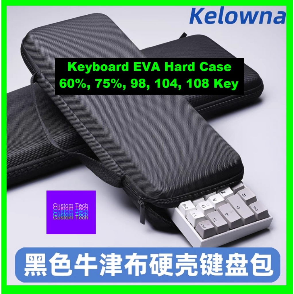 Keyboard Kelowna 60% 75% 87 TKL 98 Key 104 Key 108 Key EVA Hard Case ...