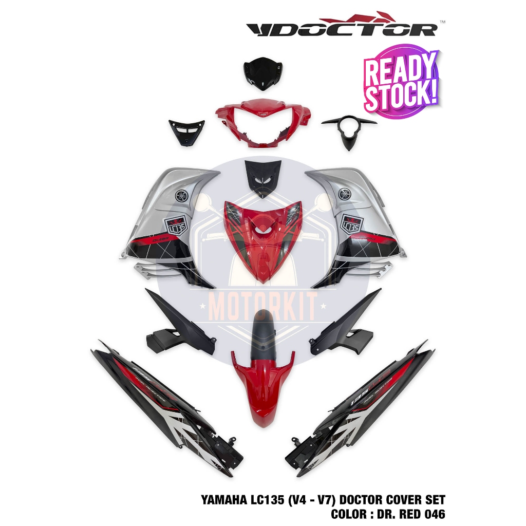 YAMAHA LC135 V4 V5 V6 V7 135LC SPECIAL CUSTOM COLOR BARU BODY COVER SET ...