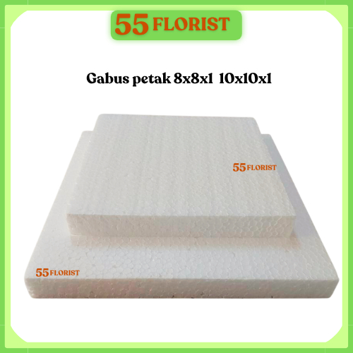 POLYFOAM SQUARE GABUS 4 EMPAT SEGI POLYFOM POLIFOM POLYSTRENE TAPAK DULANG HANTARAN KAHWIN ...